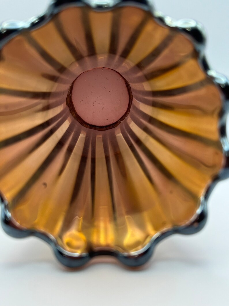 Westmoreland corinth Carnival Glass Vase - Etsy