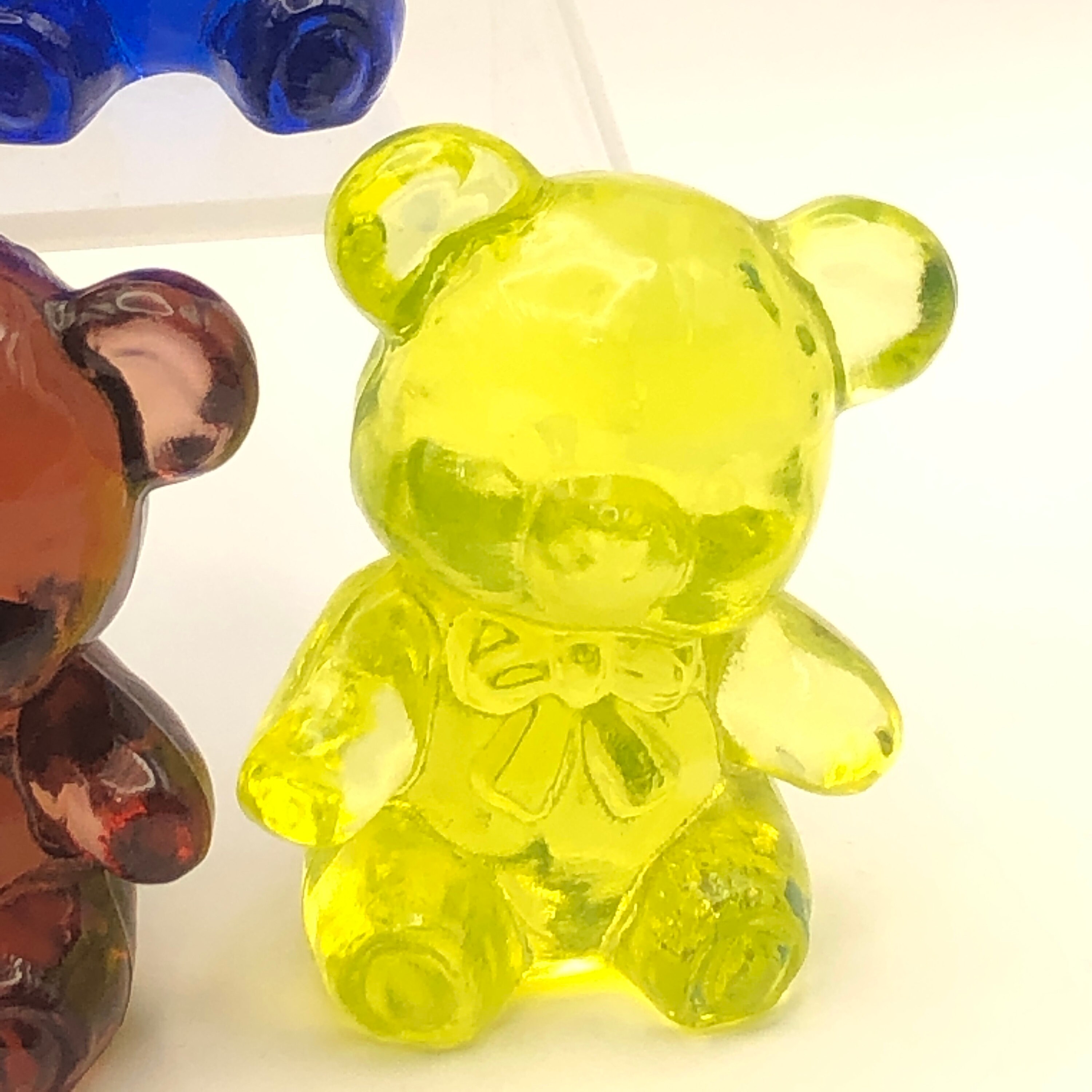 Boyd Crystal Art Glass fuzzy Bear Figurine Your - Etsy