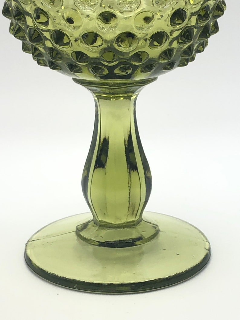 Vintage Fenton 3628 Footed Comport in Colonial Green - Etsy
