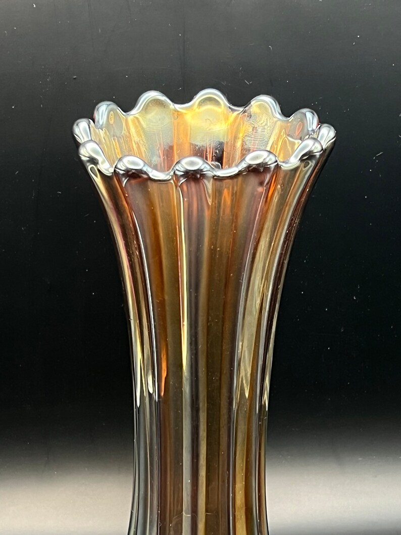 Westmoreland corinth Carnival Glass Vase - Etsy