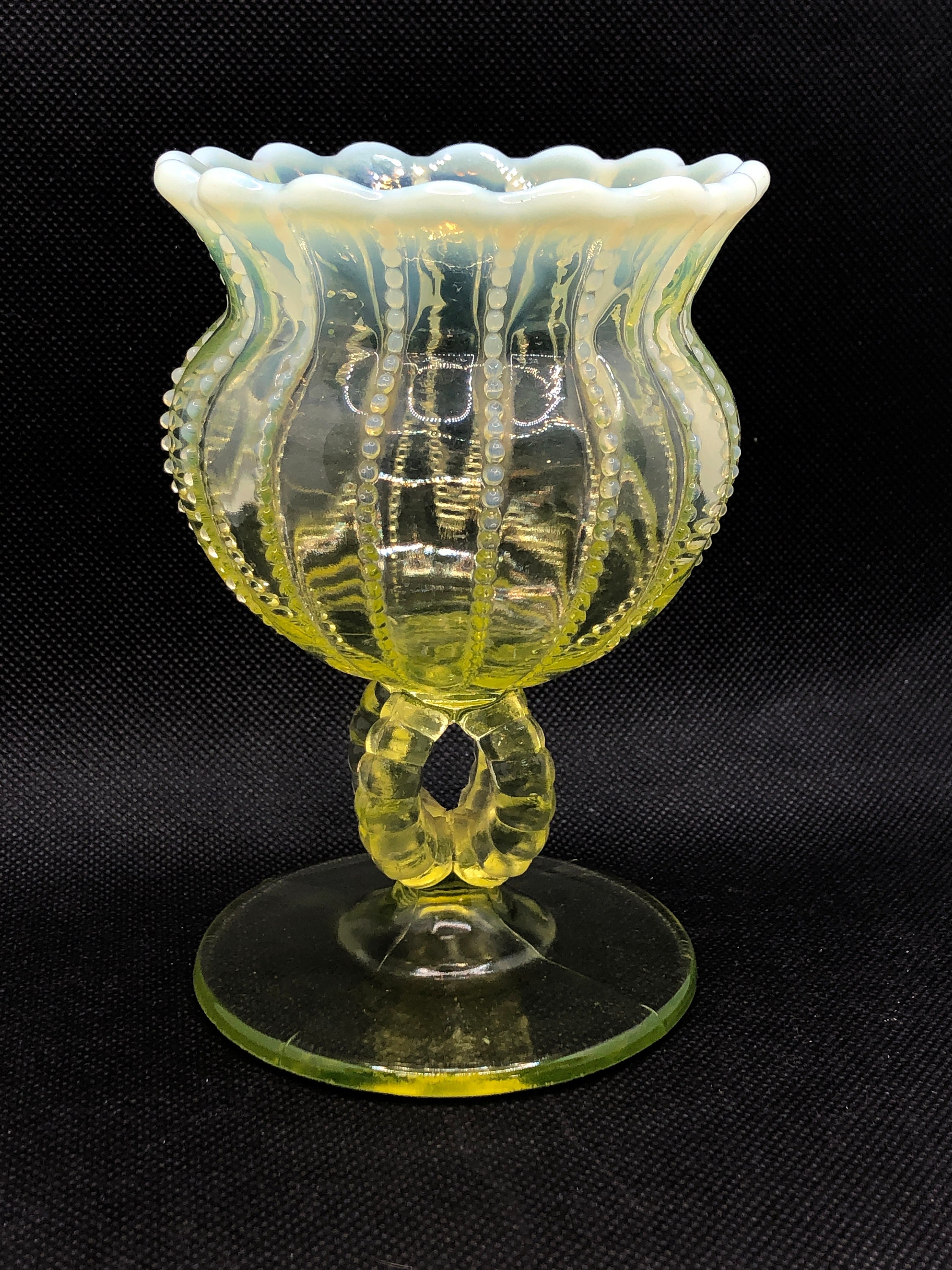 Northwood Glass beaded Panels AKA Opal Open - Etsy