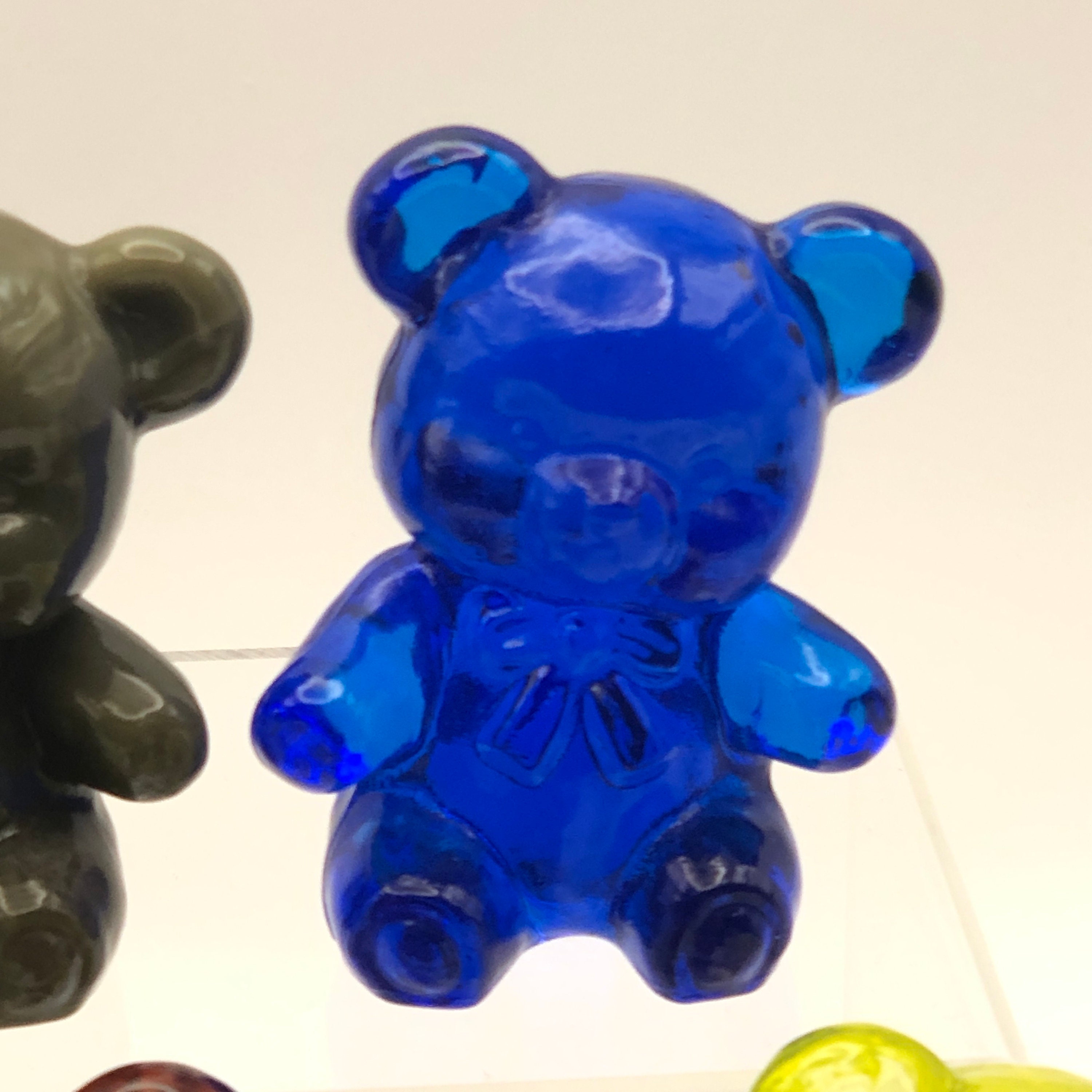 Boyd Crystal Art Glass fuzzy Bear Figurine Your - Etsy