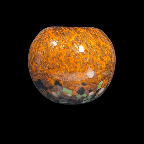 Round Glass Vase - Etsy