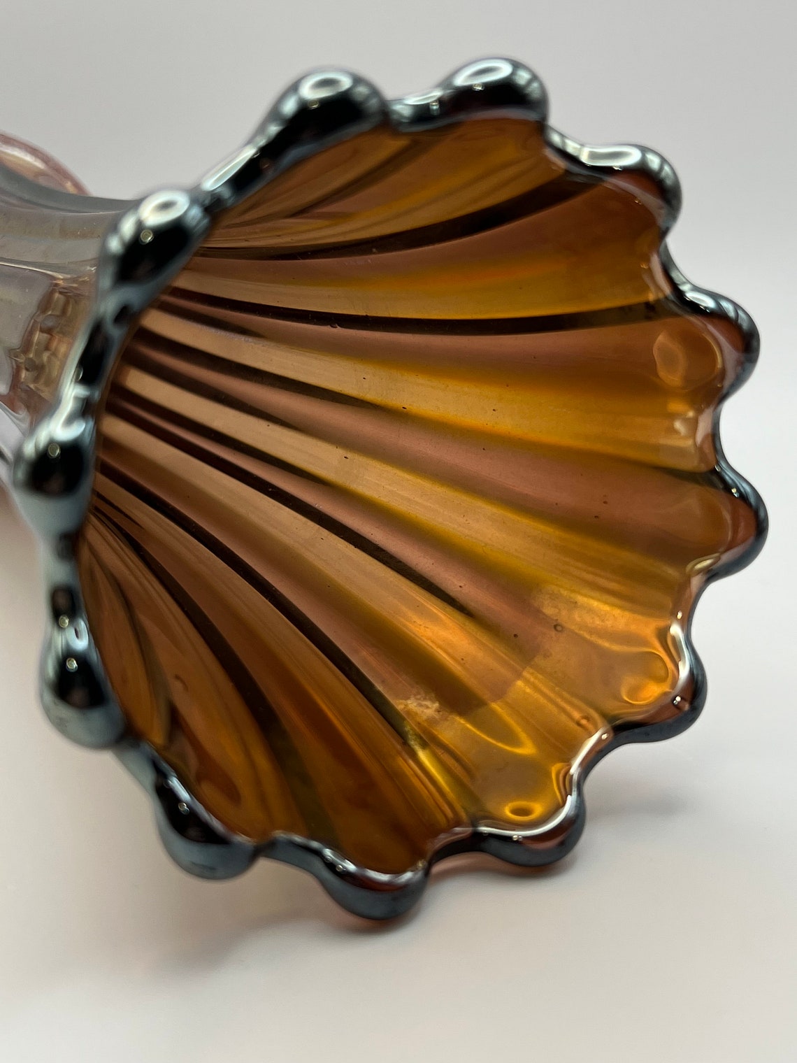 Westmoreland corinth Carnival Glass Vase - Etsy