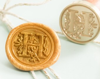 Letter H Wax Seal Stamp - Etsy