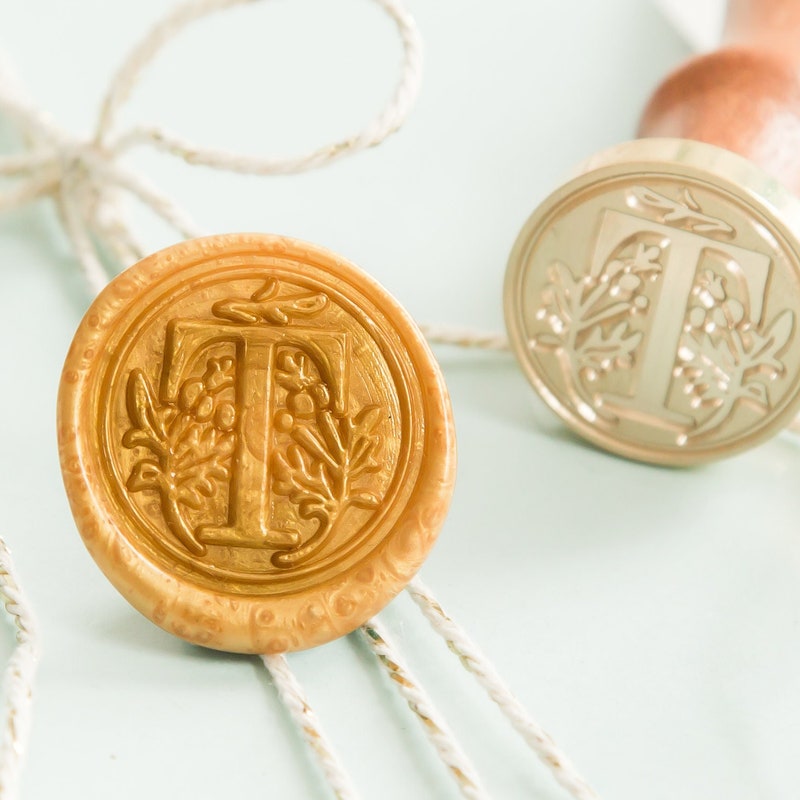 Wax Letter Stamp - Etsy