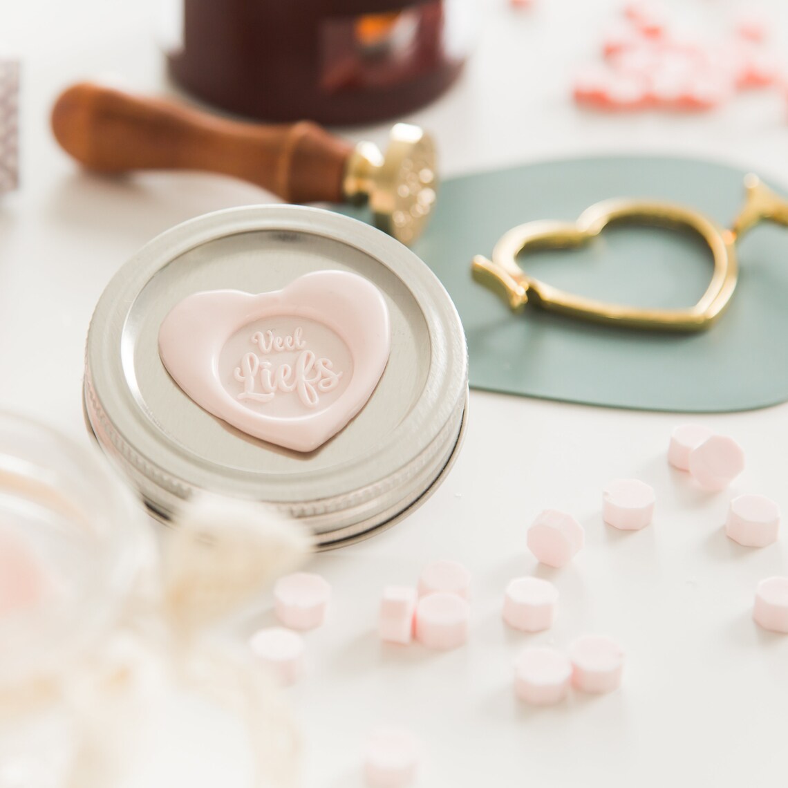 Wax Seal Shaper Heart || Wax Seal Ring, Wax Seal Form, Wax Seal Stamp ...