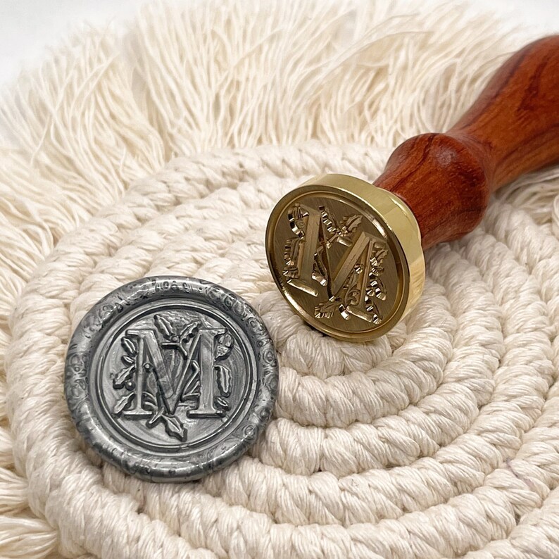 Letter M Wax Seal Stamp Alphabet Wax Seal Stamp Letter Wax | Etsy