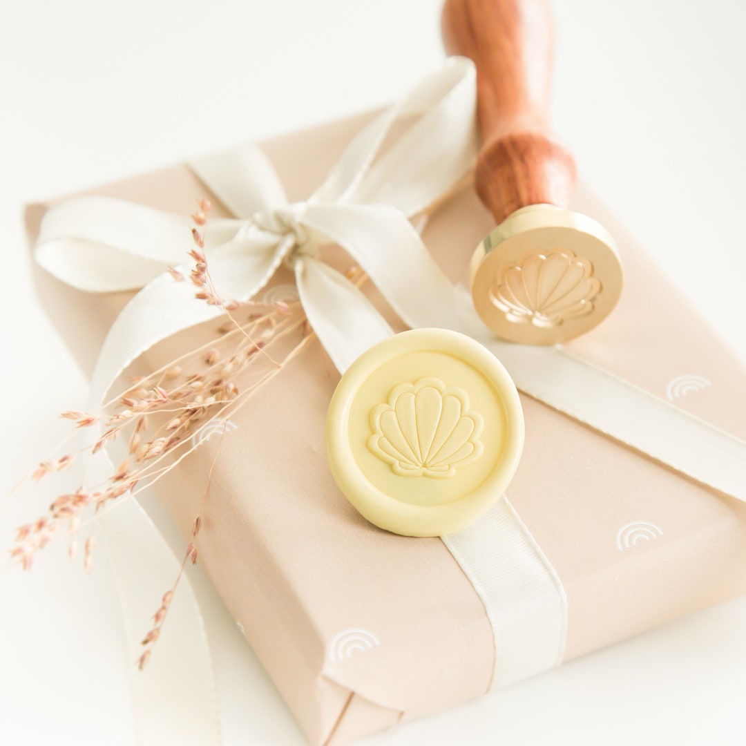 Seashell Wax Seal Stamp || Sea Shell Wax Seal Stamp, Shell Wax Seal ...