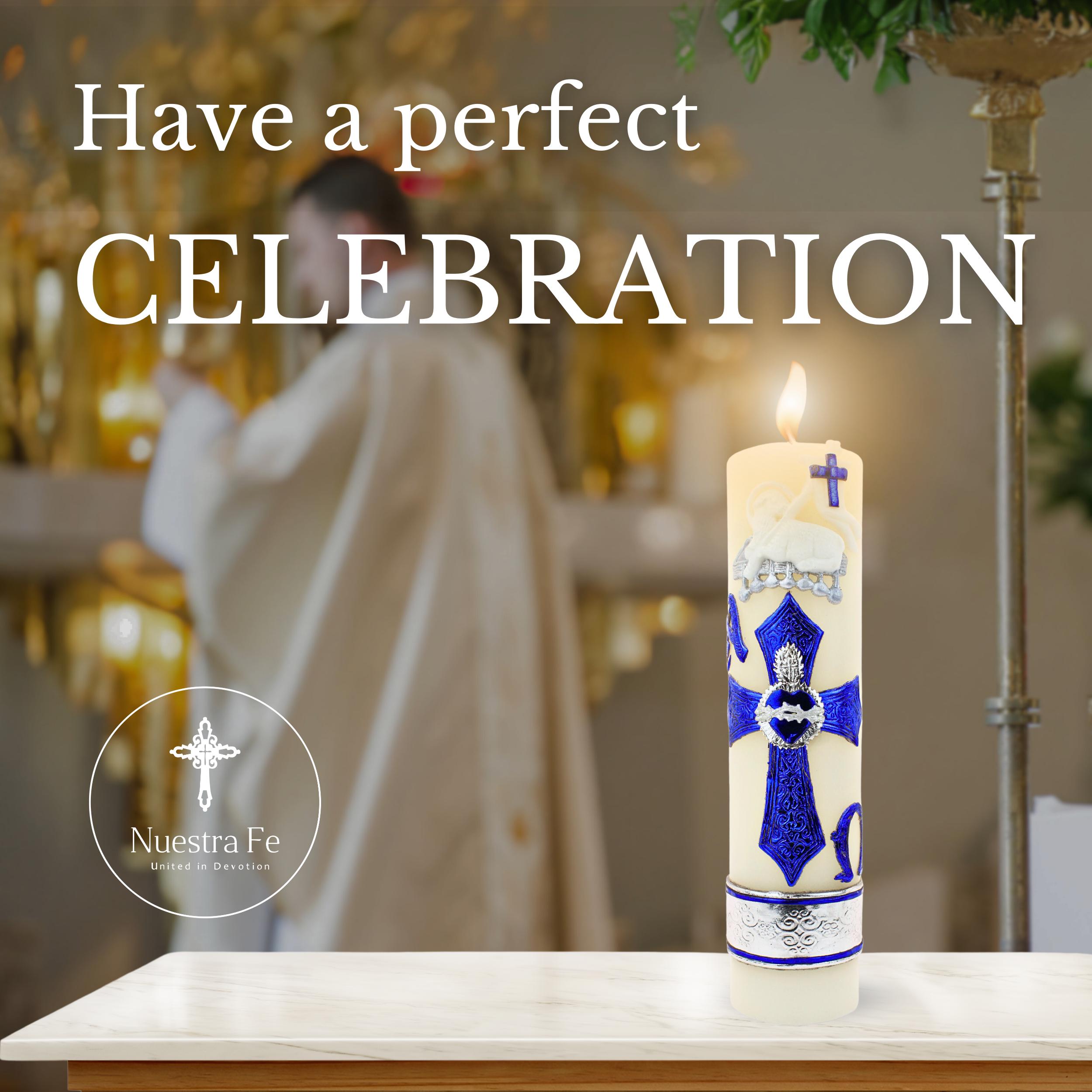 Large Catholic Religious Candles - Catholic Paschal Candle - Large ...