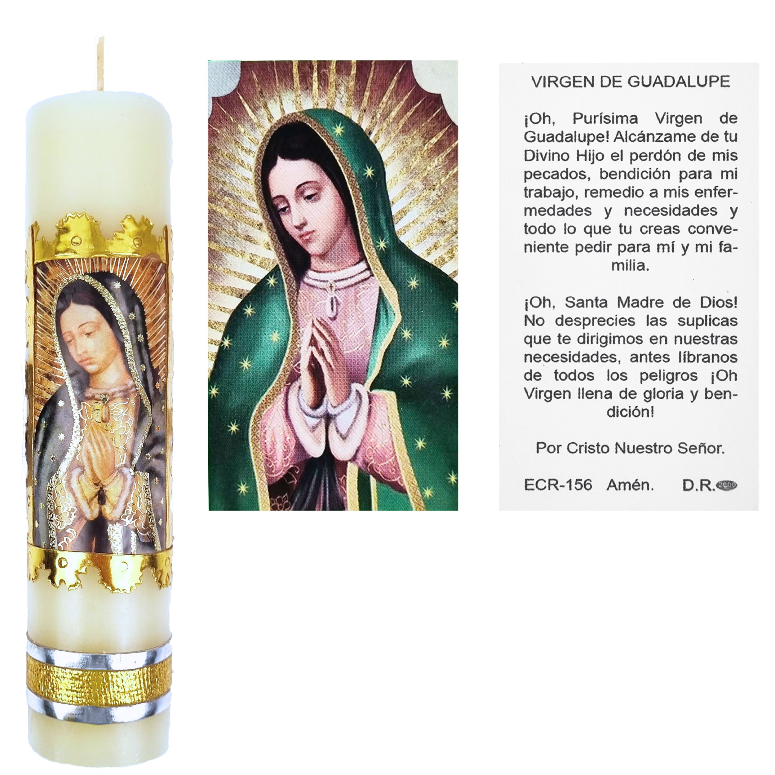 The Magnificient Prayer Candles Collection - Our Lady of Guadalupe ...