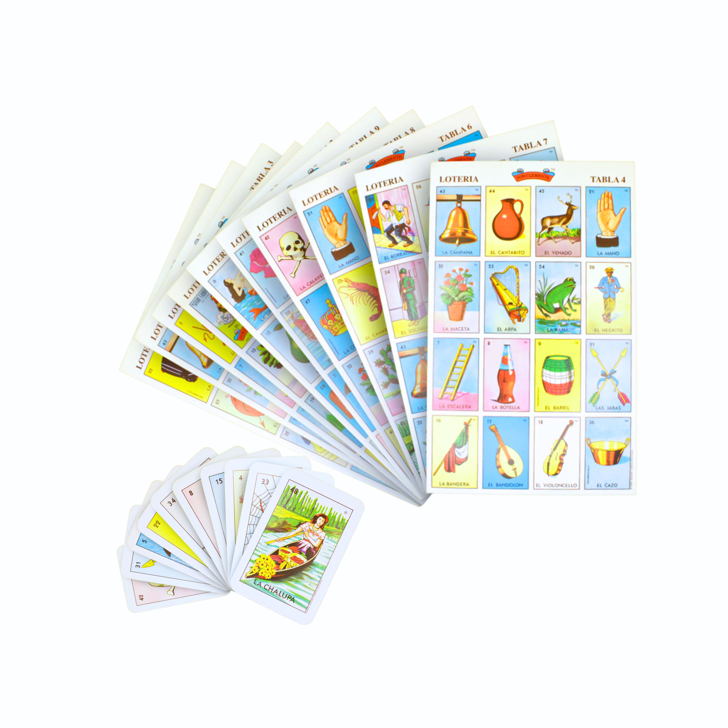 The Original Loteria Mexican Bingo Game for 10 Players - Mexican Bingo ...