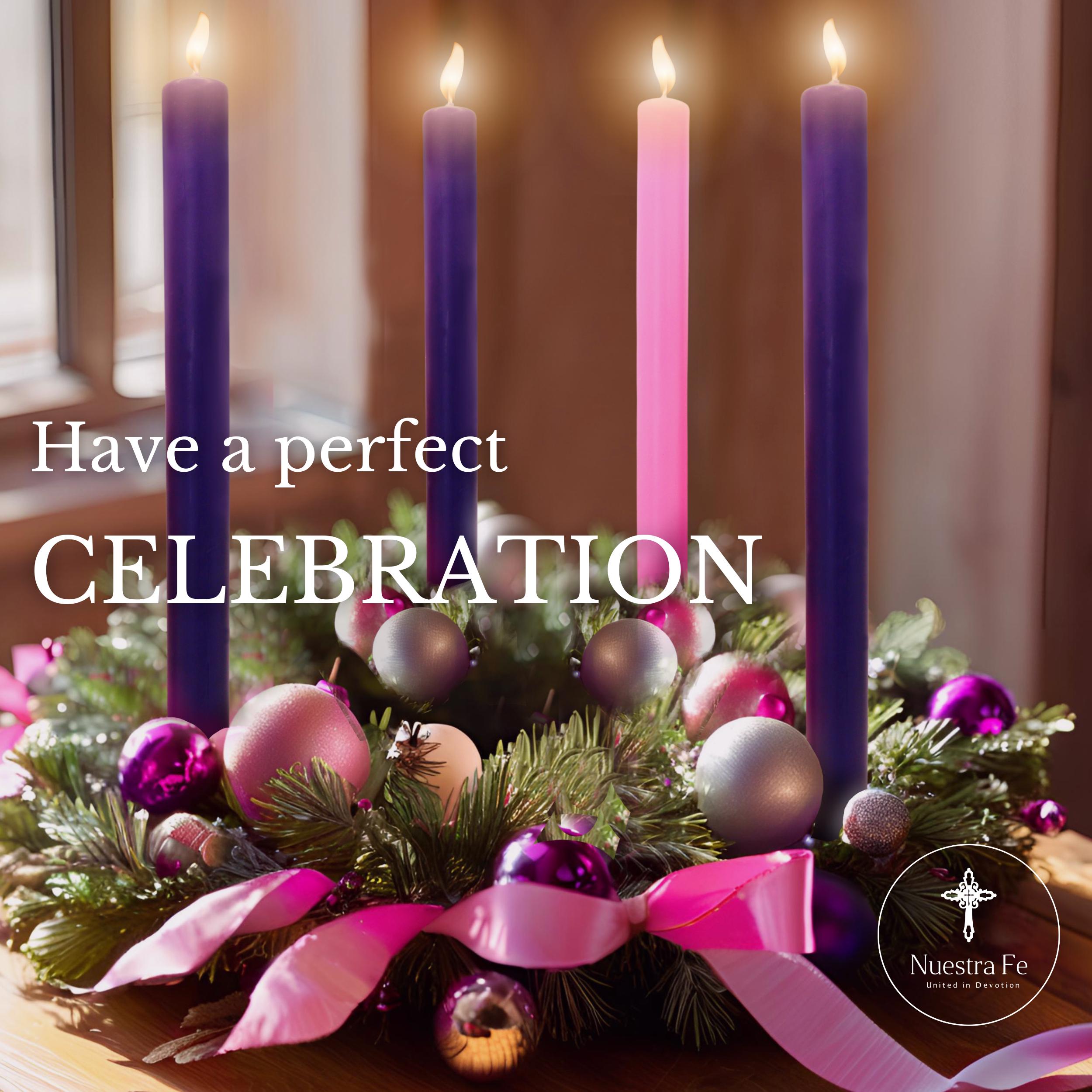 Dripless Advent Candles Set of 4 Handmade in Mexico - Advent Wreath ...