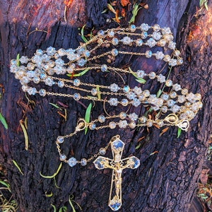 Our Faith Wedding Lasso Crystal With Jesus Christ and Virgin of ...