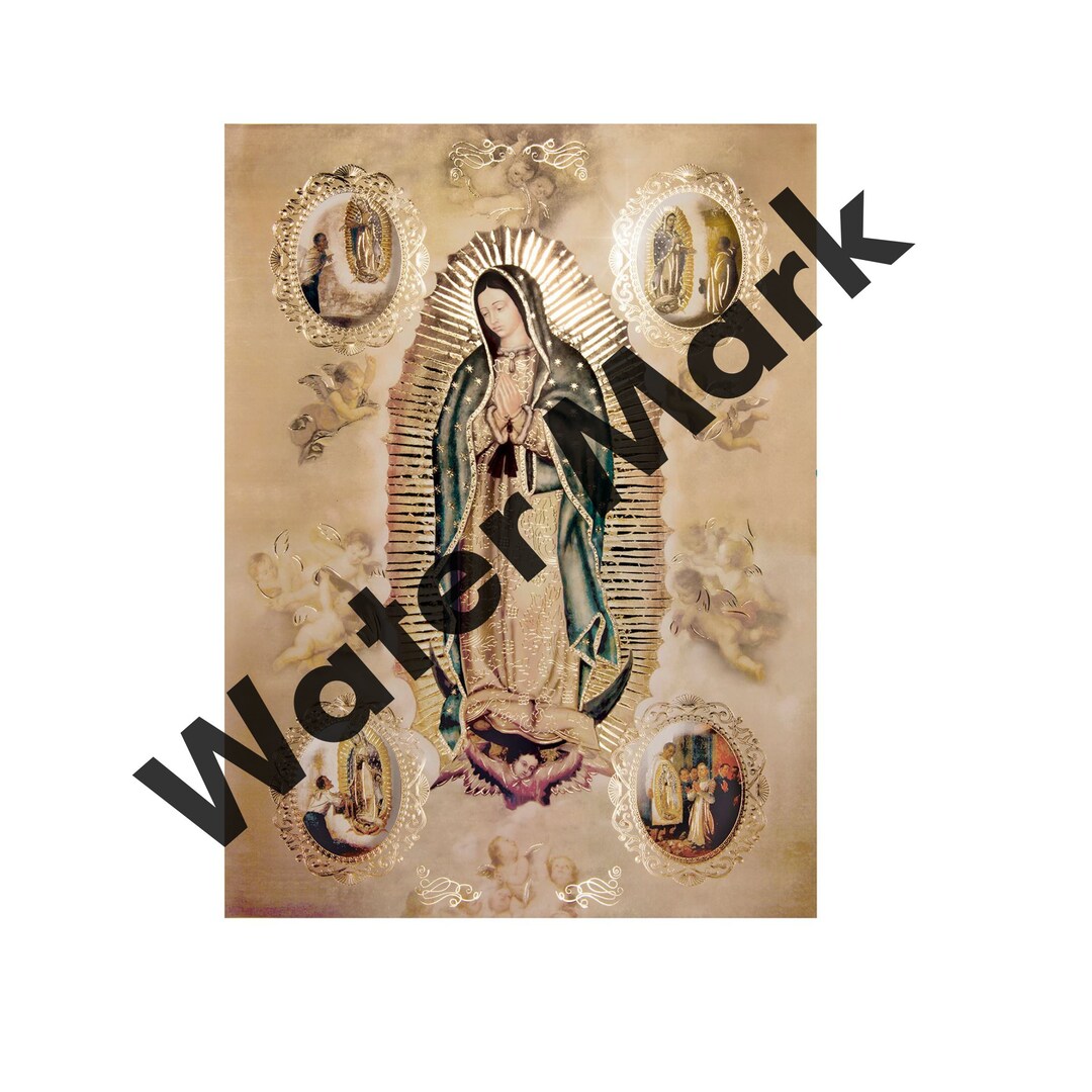 Virgin Mary Svg Digital Download - Virgin Mary Png - the Virgin of ...
