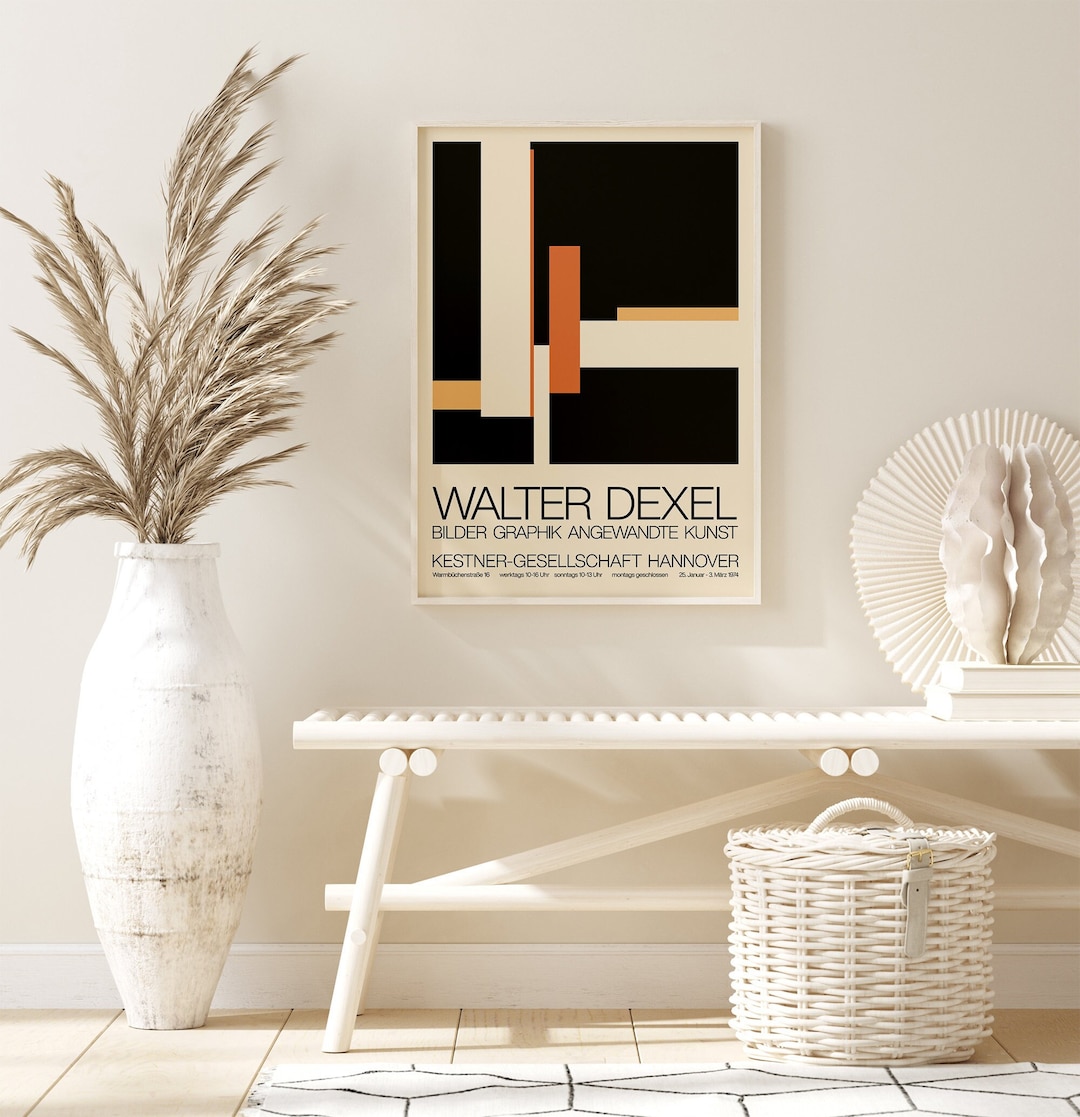 Walter Dexel Exhibition Poster Walter Dexel Digital Print - Etsy