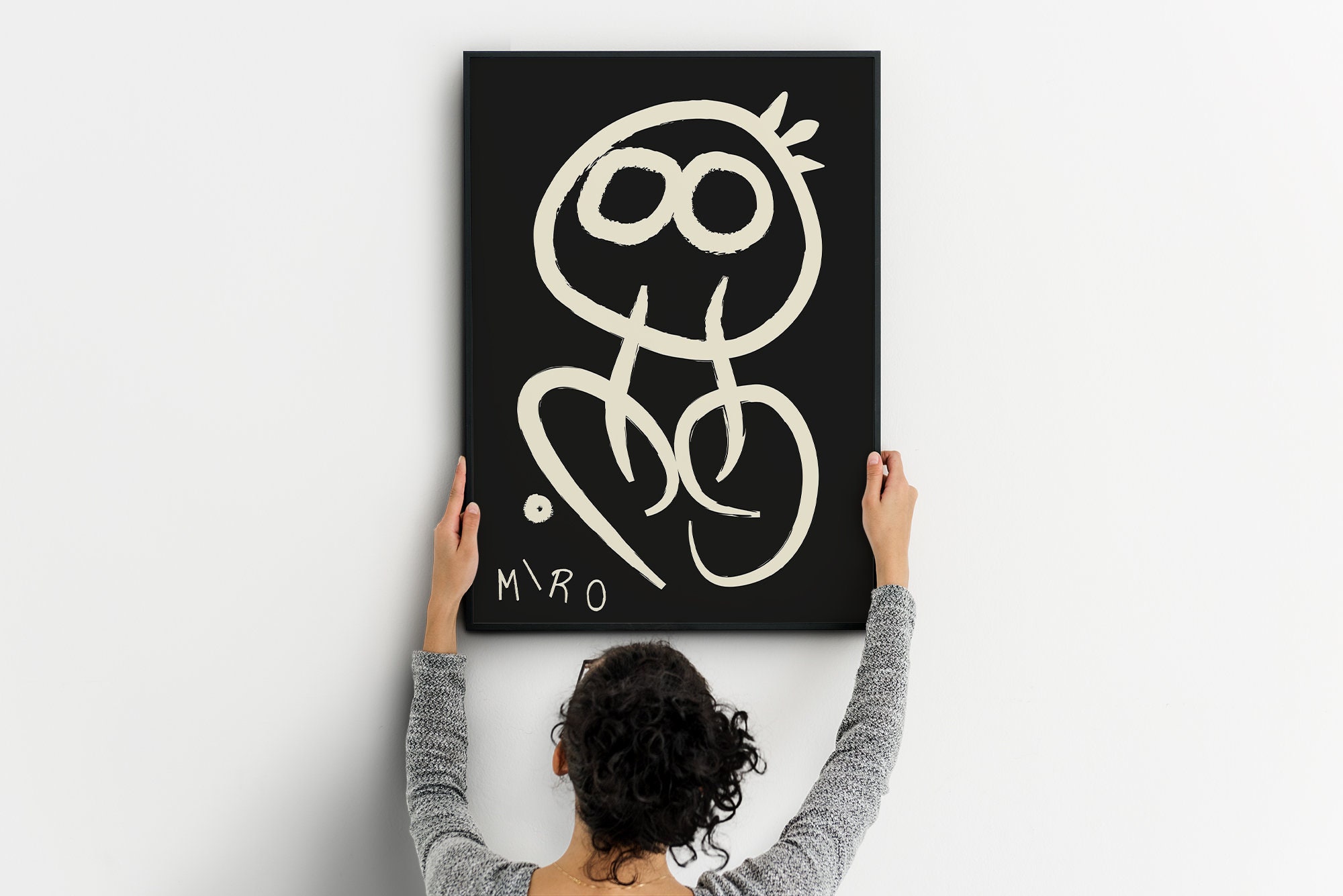 Joan Miro Digital Print - Self Portraid Poster - Joan Miro Poster ...