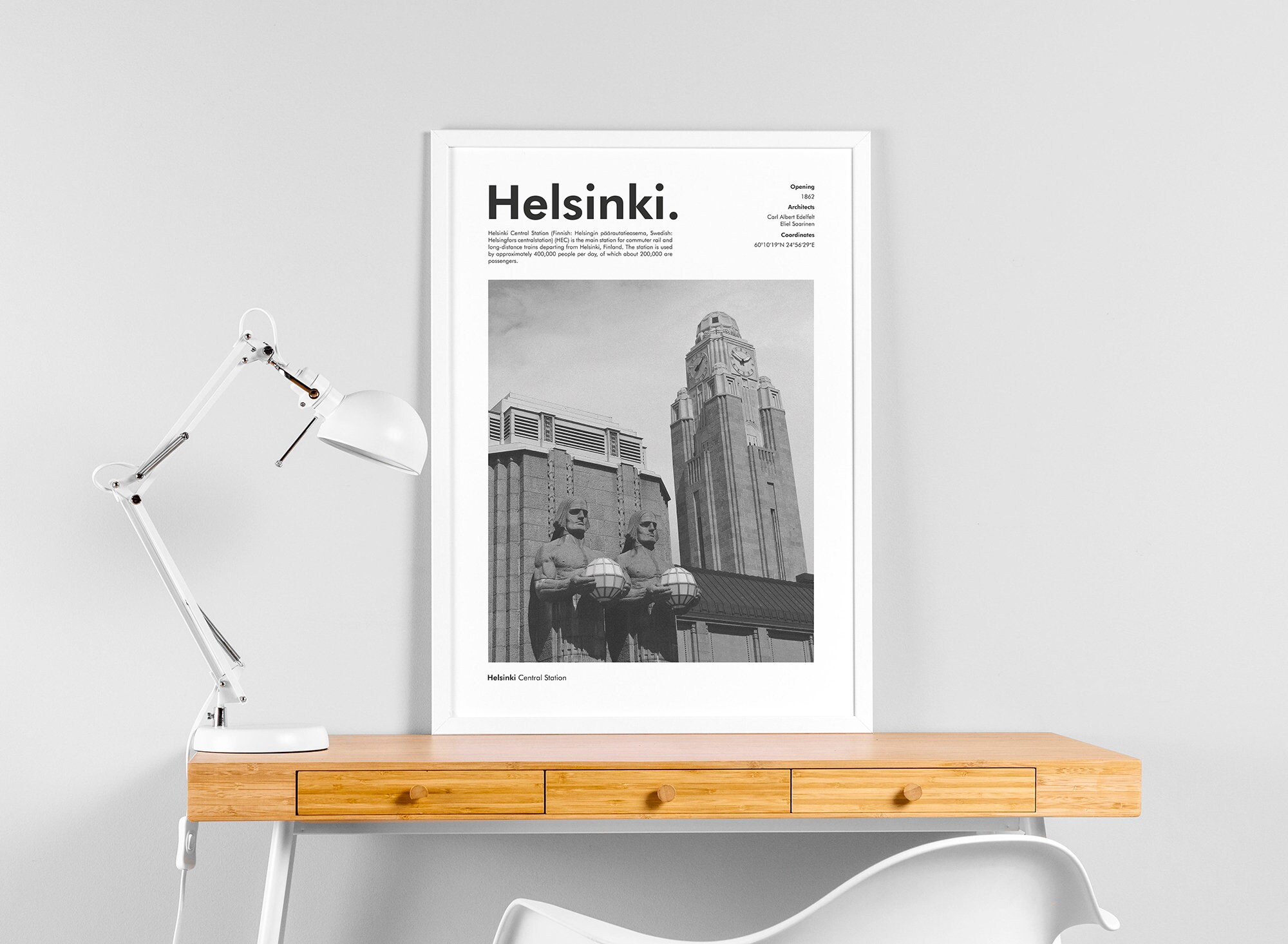 Helsinki Print - Helsinki Central Station - Printable Wall Art - Travel ...