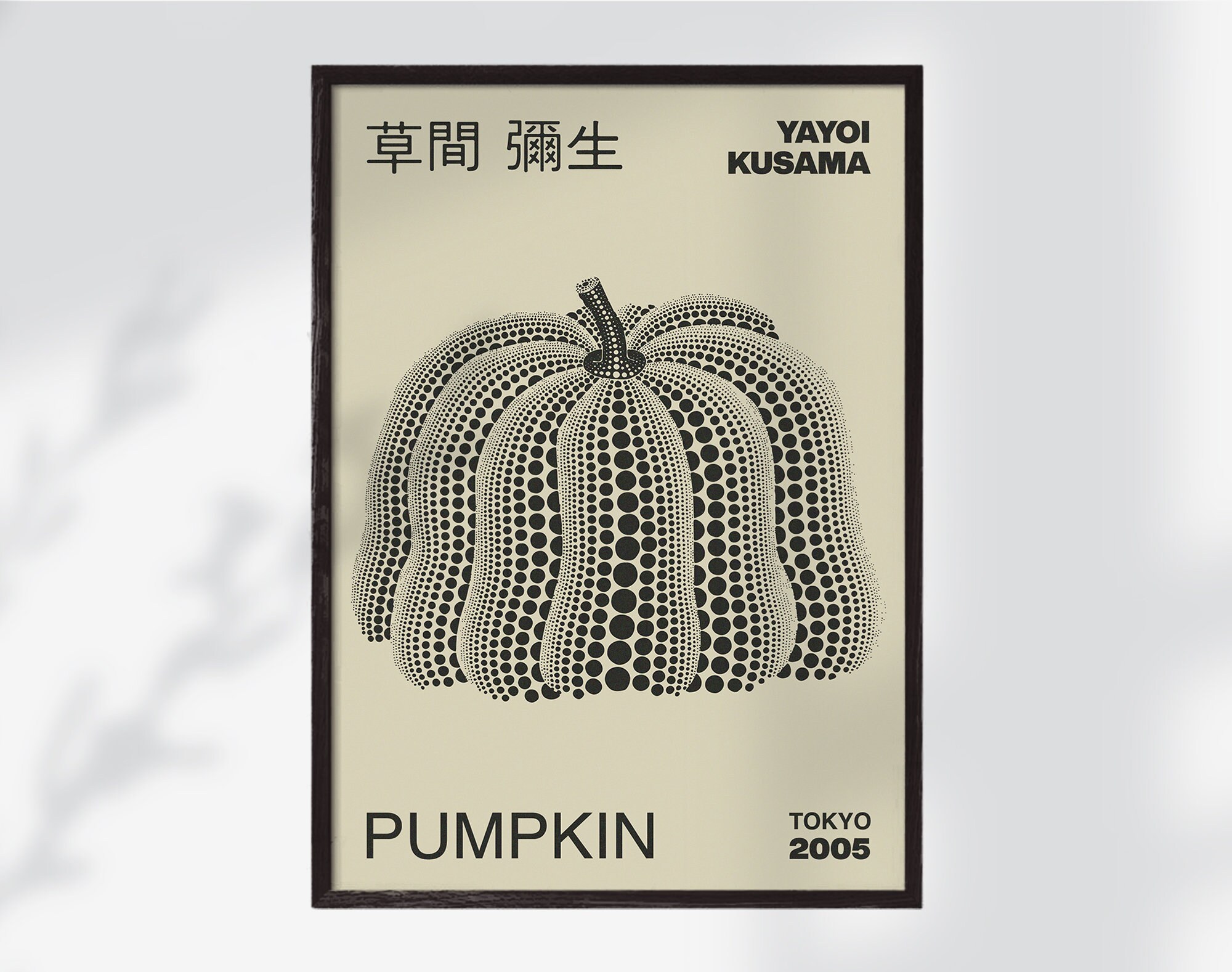 Yayoi Kusama Exhibition Poster Printable Yayoi Kusama Print Yayoi ...