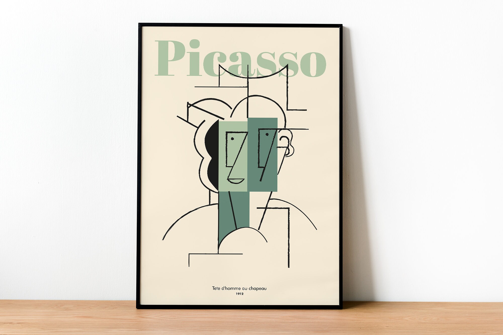 Pablo Picasso Exhibition Poster Printable - Pablo Picasso Head of a Man ...