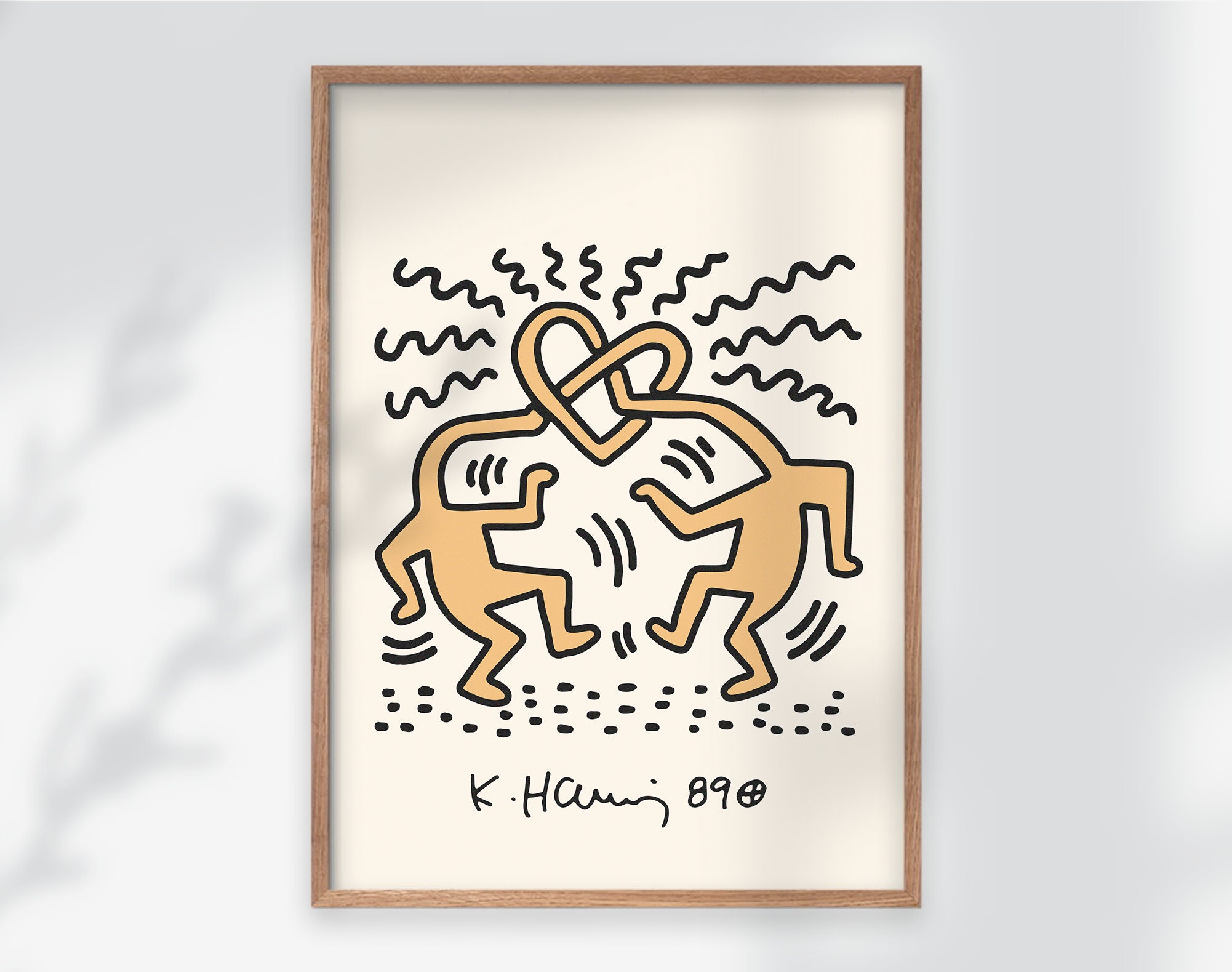 Keith Haring Print - Keith Haring Poster - Exhibition Poster ...