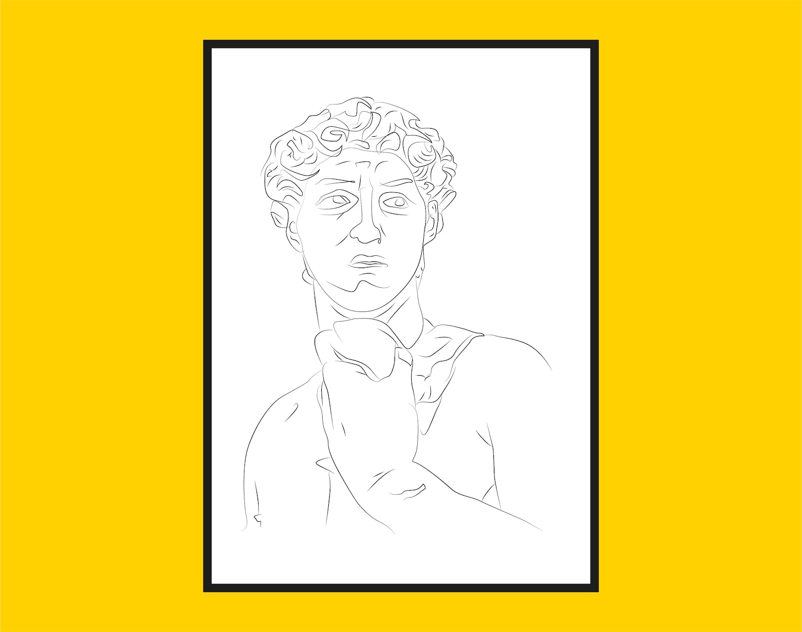 Printable David Statue Poster - Michelangelo David Print - Renaissance ...