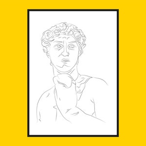 Printable David Statue Poster Michelangelo David Print - Etsy