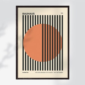 Bauhaus Printable Exhibition Poster, Bauhaus Wall Art, Bauhaus Digital ...