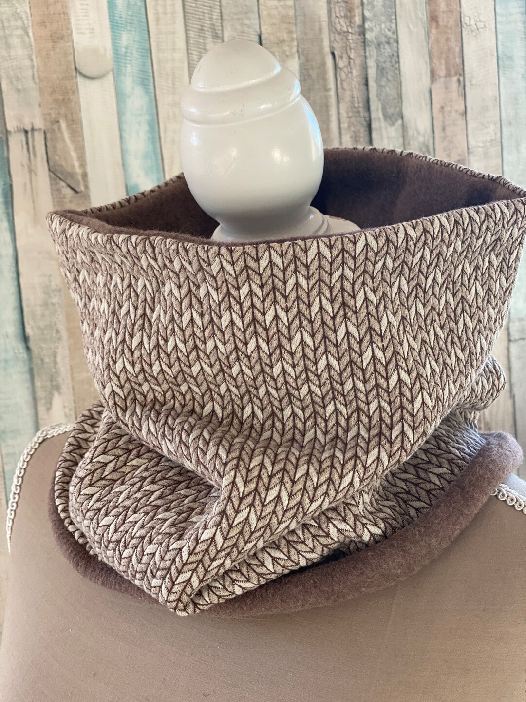 Organic Neck Sock Scarf 2 Colors - Etsy