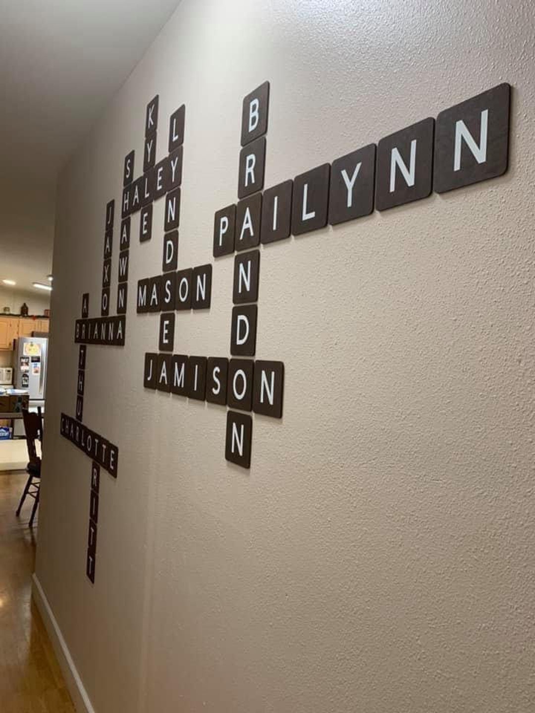 Scrabble Wall Tiles- Custom - Etsy