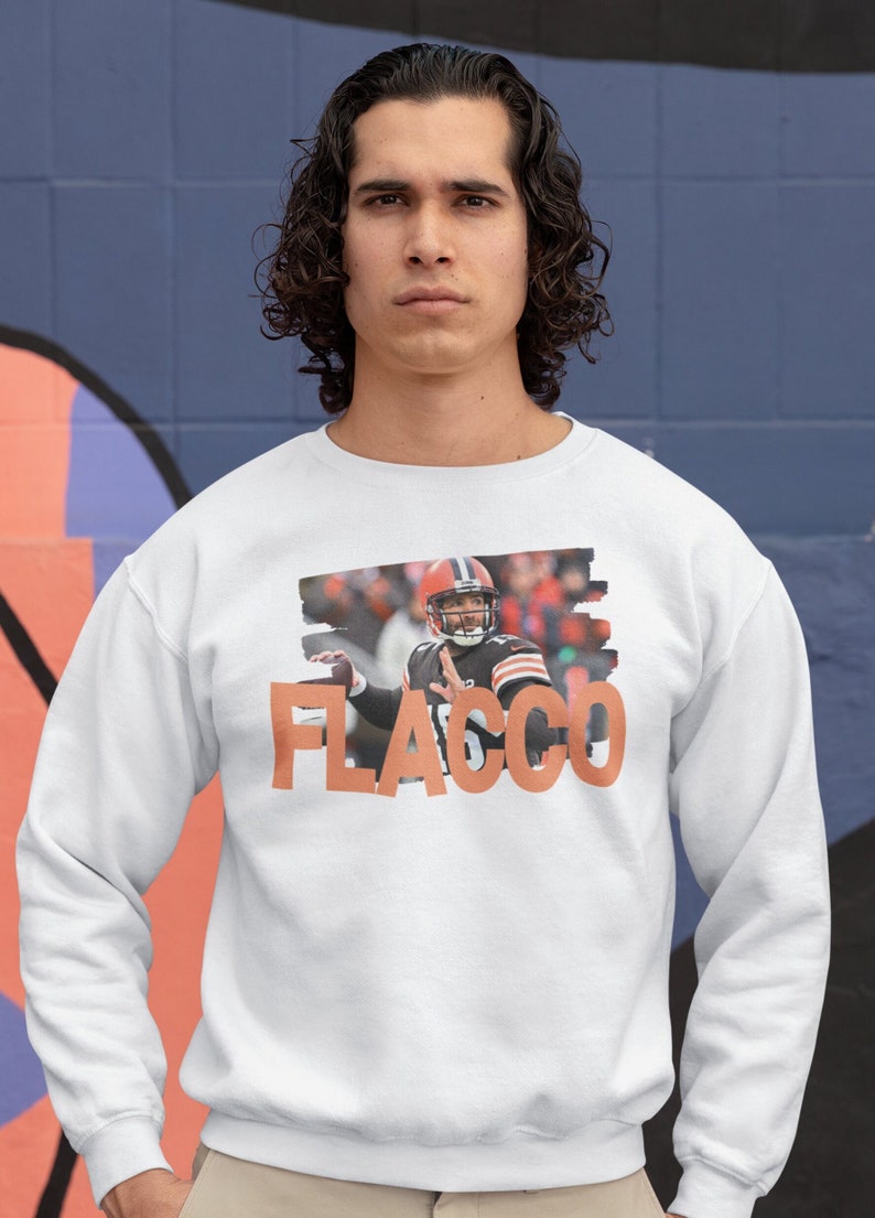 Superbowl Flacco Sweatshirt Cleveland Browns NFL Jersey Joe Flacco ...