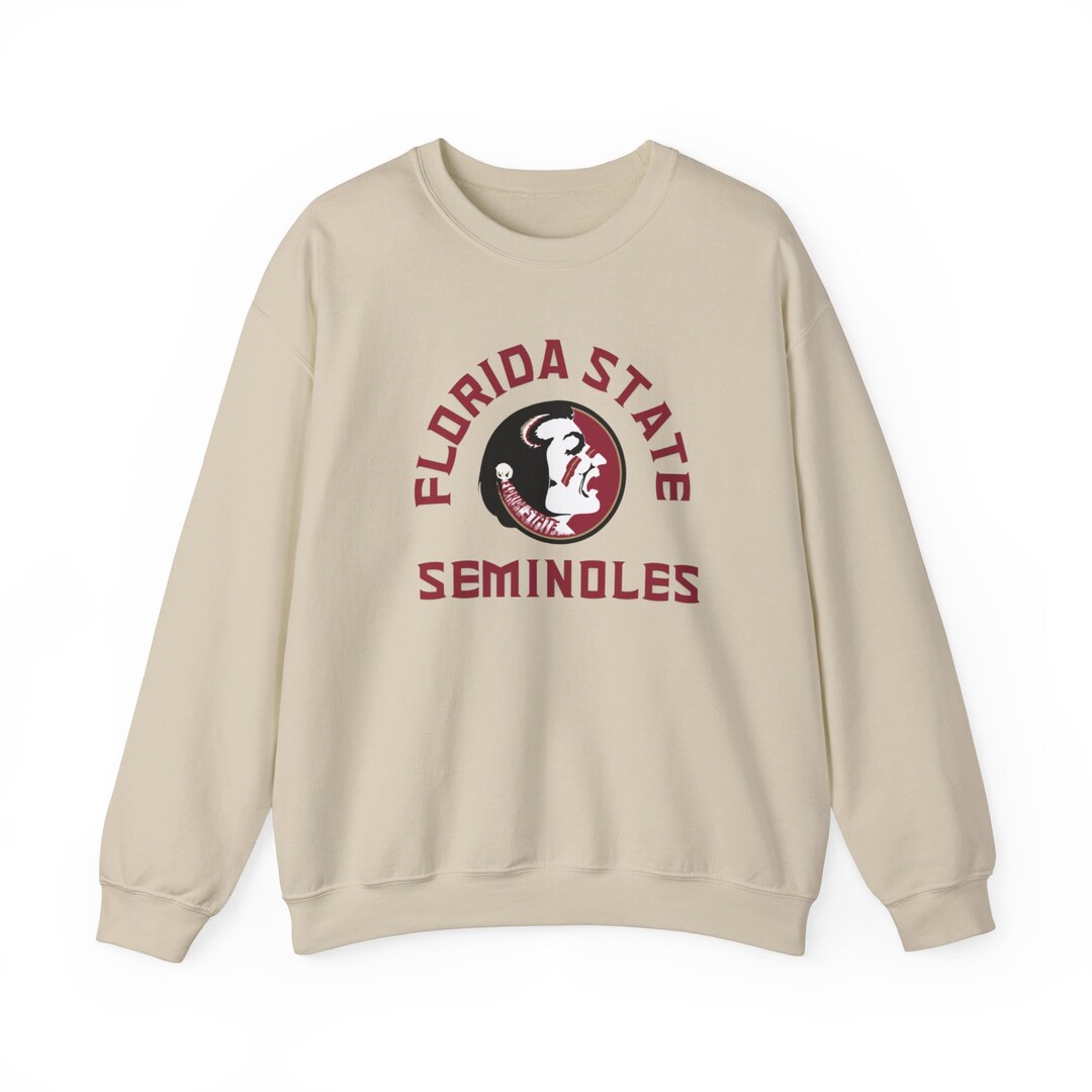 FSU Football Sweatshirt Florida State Seminoles FSU University Florida ...