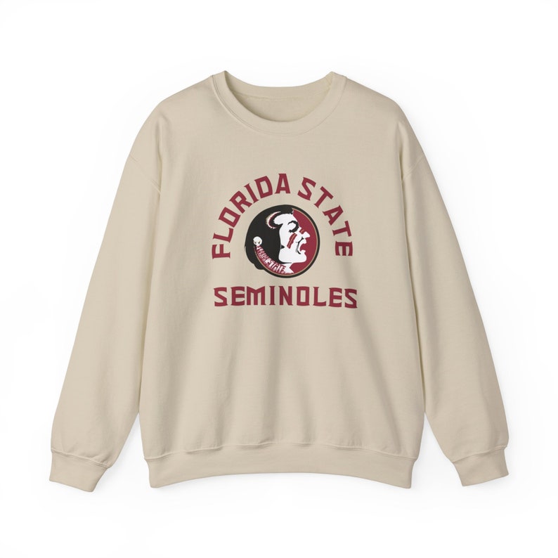 FSU Football Sweatshirt Florida State Seminoles FSU University Florida ...
