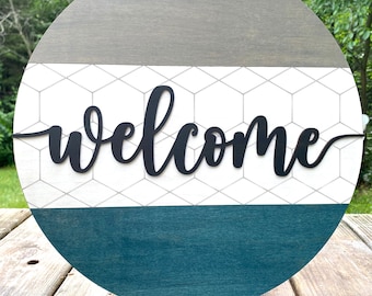 Farmhouse Welcome Sign Wooden Rustic Decor Front Door Porch - Etsy