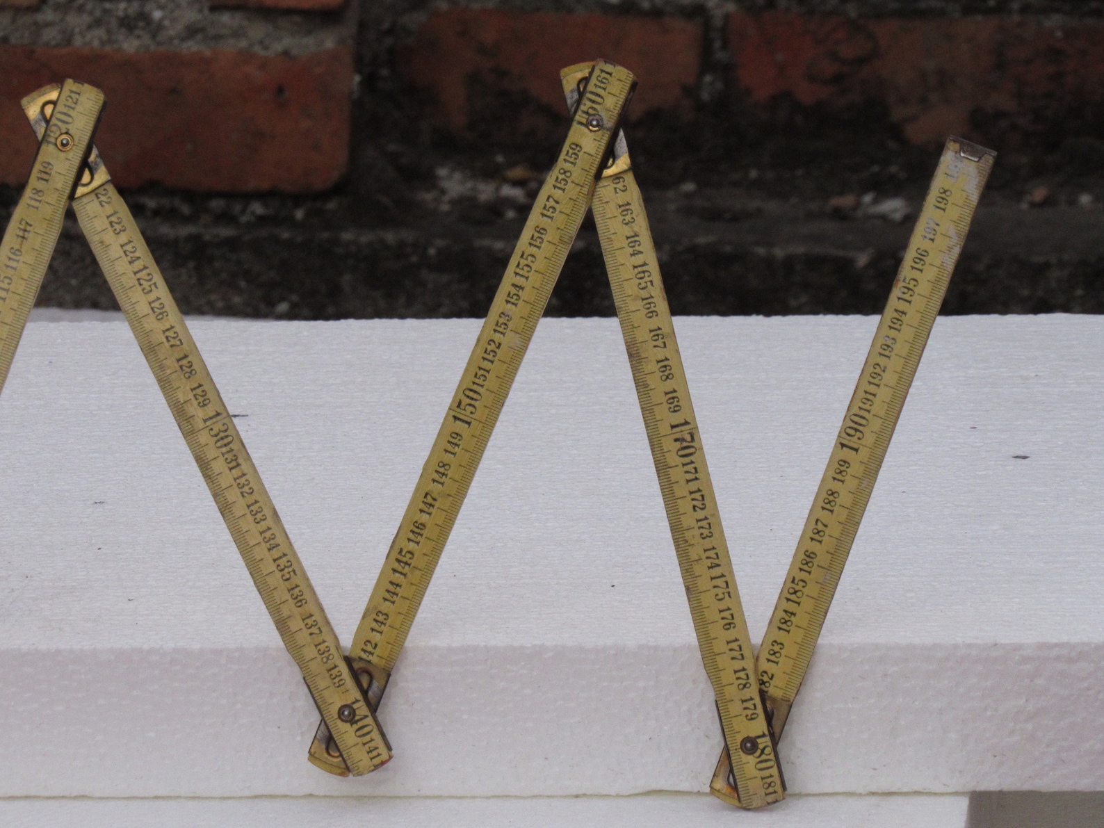 Wood Folding Ruler Old Meter Folding Ruler 2 Meters Ruler | Etsy