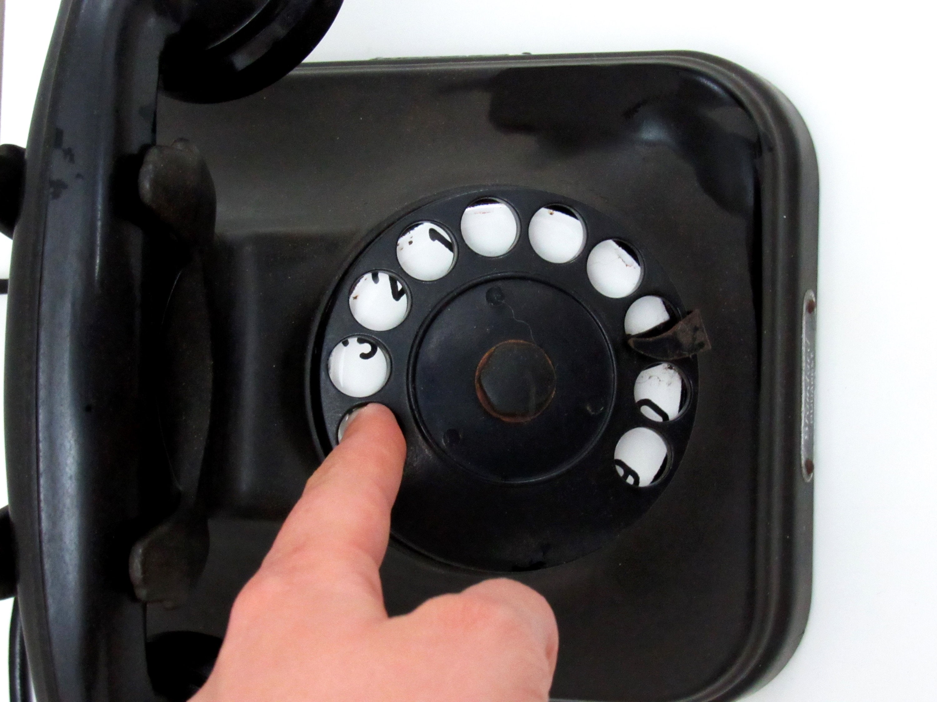 Vintage Telefon mit Wählscheibe Retro Telefon altes Telefon - Etsy.de