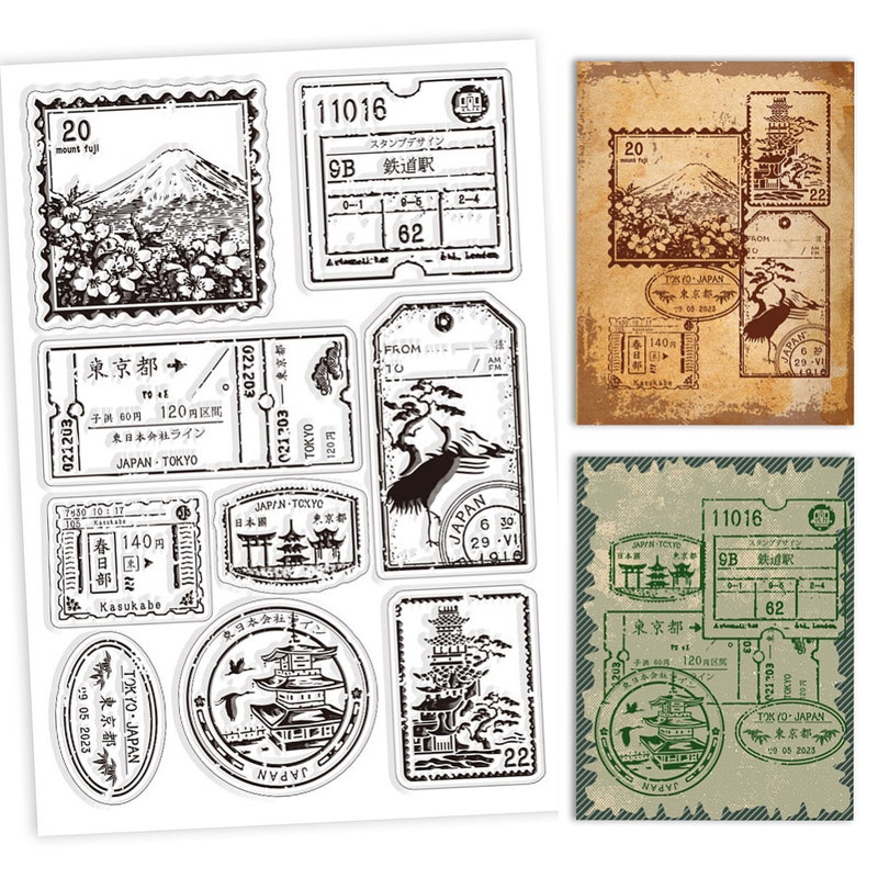 Japanese Stamps - Etsy