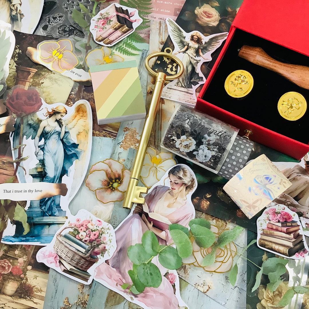 Box Mix for Art/journaling Antique Garden Theme Box - Etsy