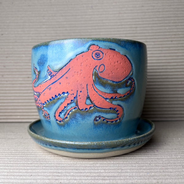 Octopus Planter - Etsy