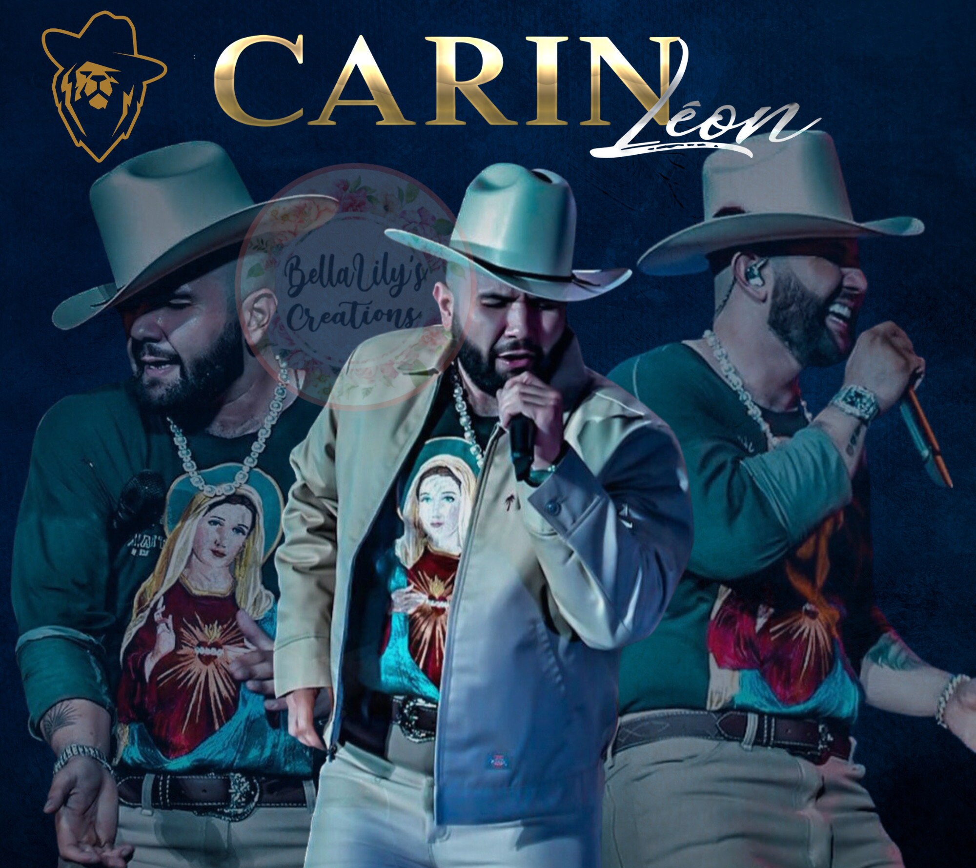 Carin Leon Sublimation Tumbler Wrap Png - Etsy