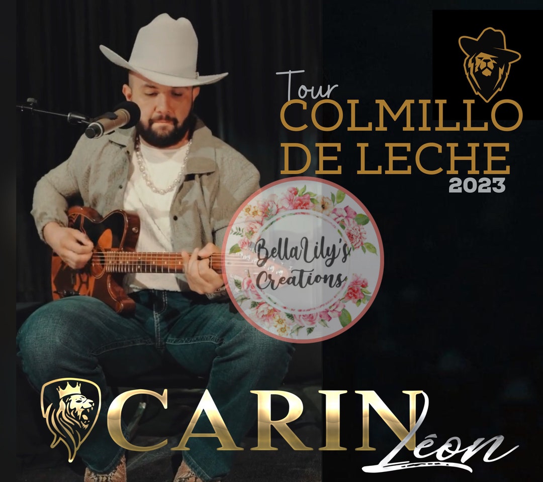 Carin Leon Tour Colmillo De Leche Tumbler Wrap Png - Etsy