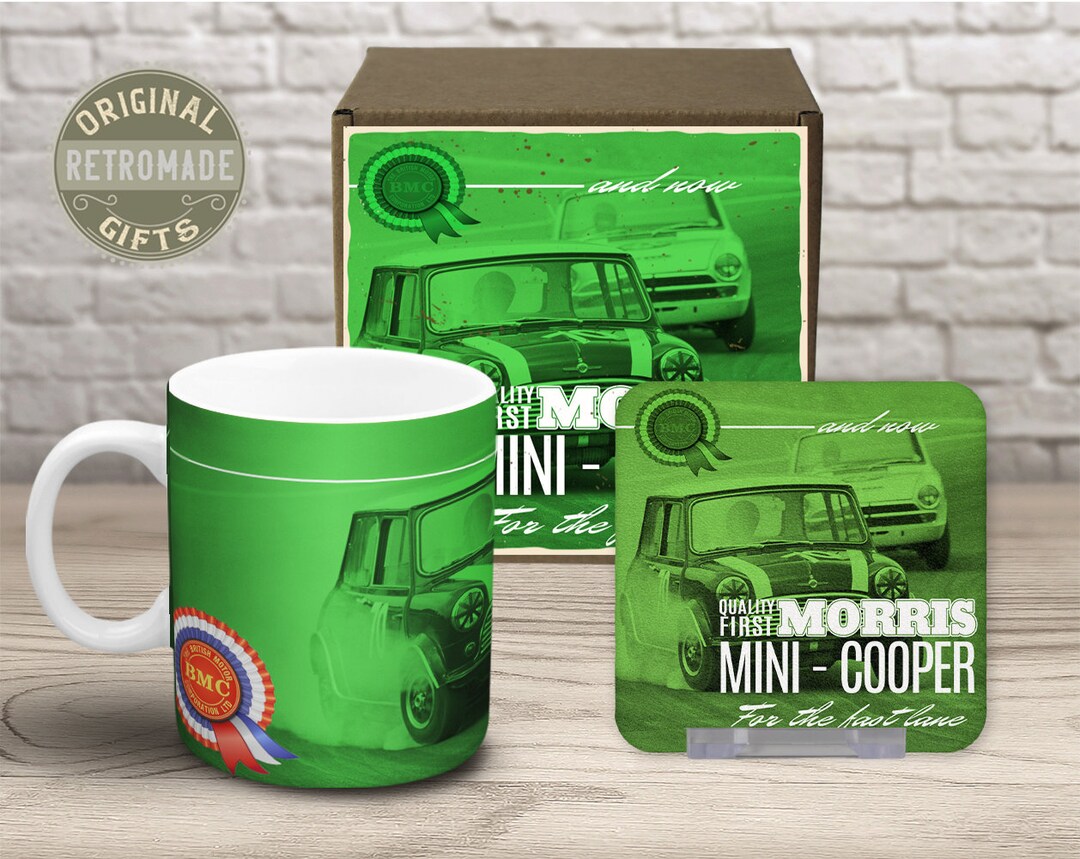 MORRIS MINI COOPER Retro Style Enthusiasts Ceramic Mug & - Etsy