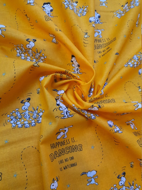 PEANUTS CHARACTERS CARTOON 100% Cotton Licensed Fabric - Etsy