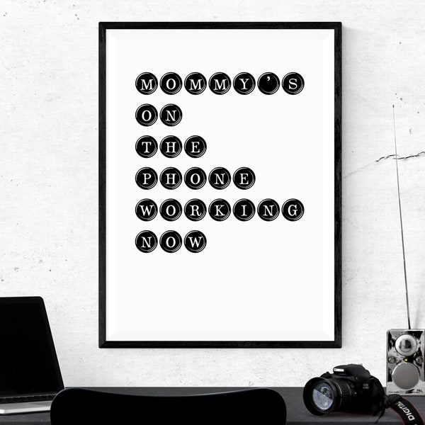 Working From Home Poster - Etsy