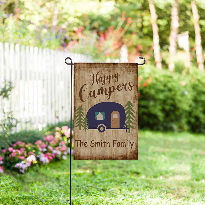 Personalized Name Garden Flag Monogram Garden Yard Flag - Etsy