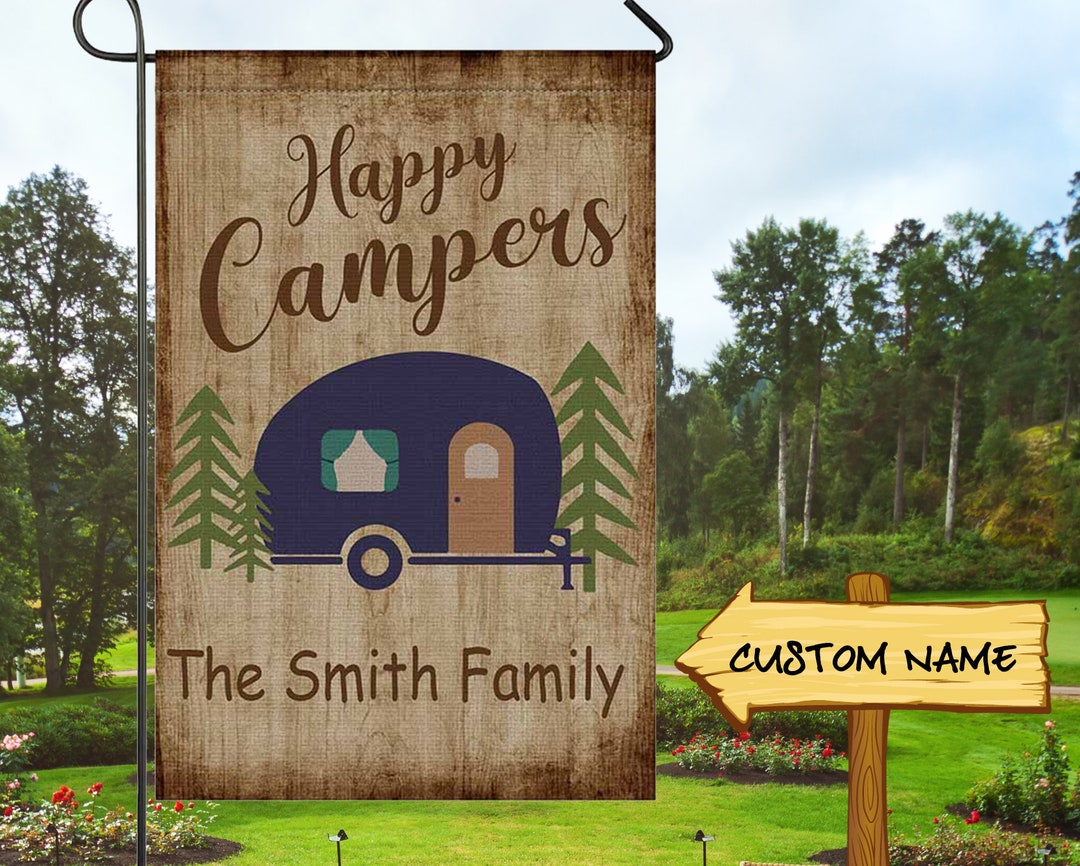 Personalized Name Garden Flag, Monogram Garden Yard Flag, Personalized ...