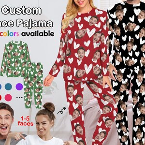 Personalized Couple Matching Pajamascustom Pajama Set With - Etsy