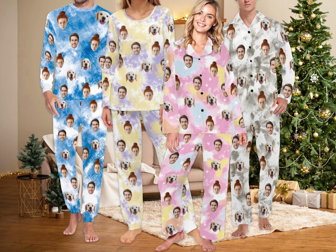 Personalized Pajamas Set/pants,custom Pajama Woman Man Family,custom ...