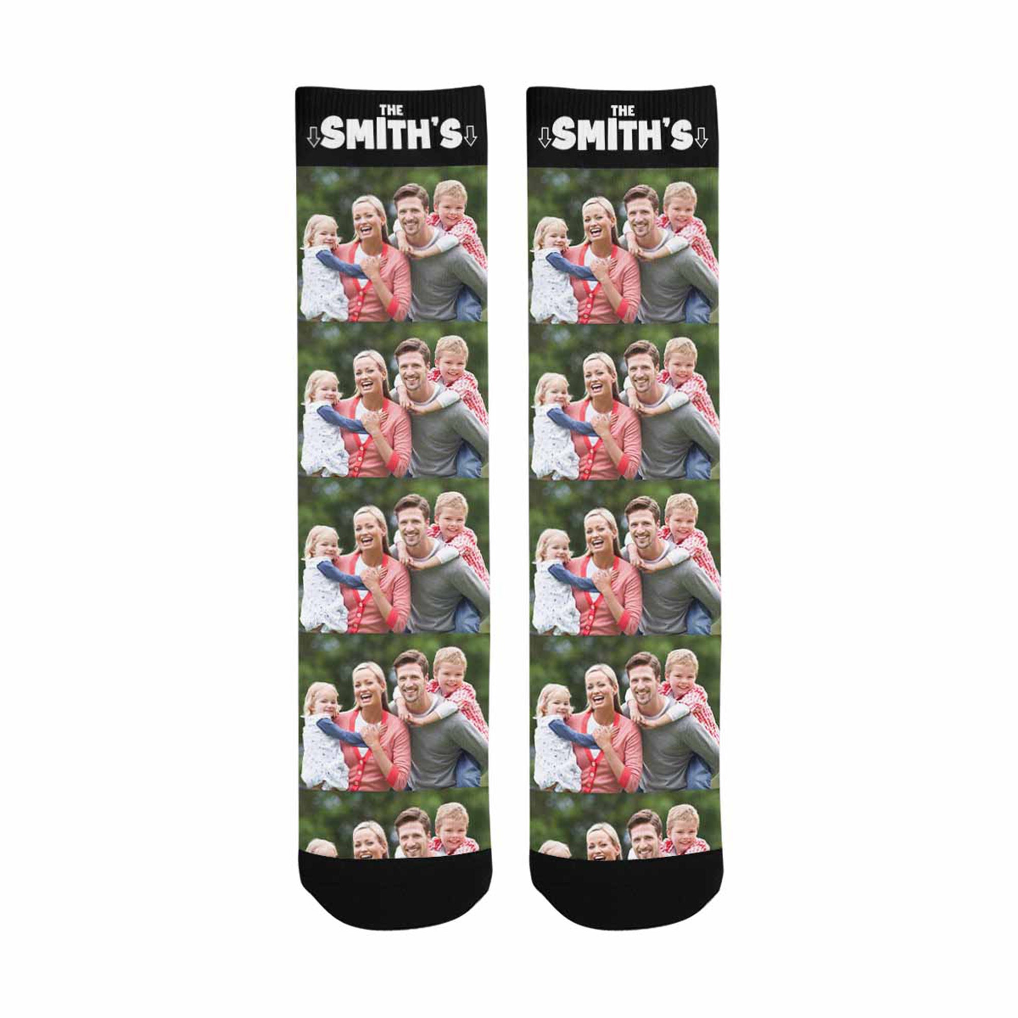 Personalize Family Photo Sockcustom Photo Socksmemory Gift | Etsy