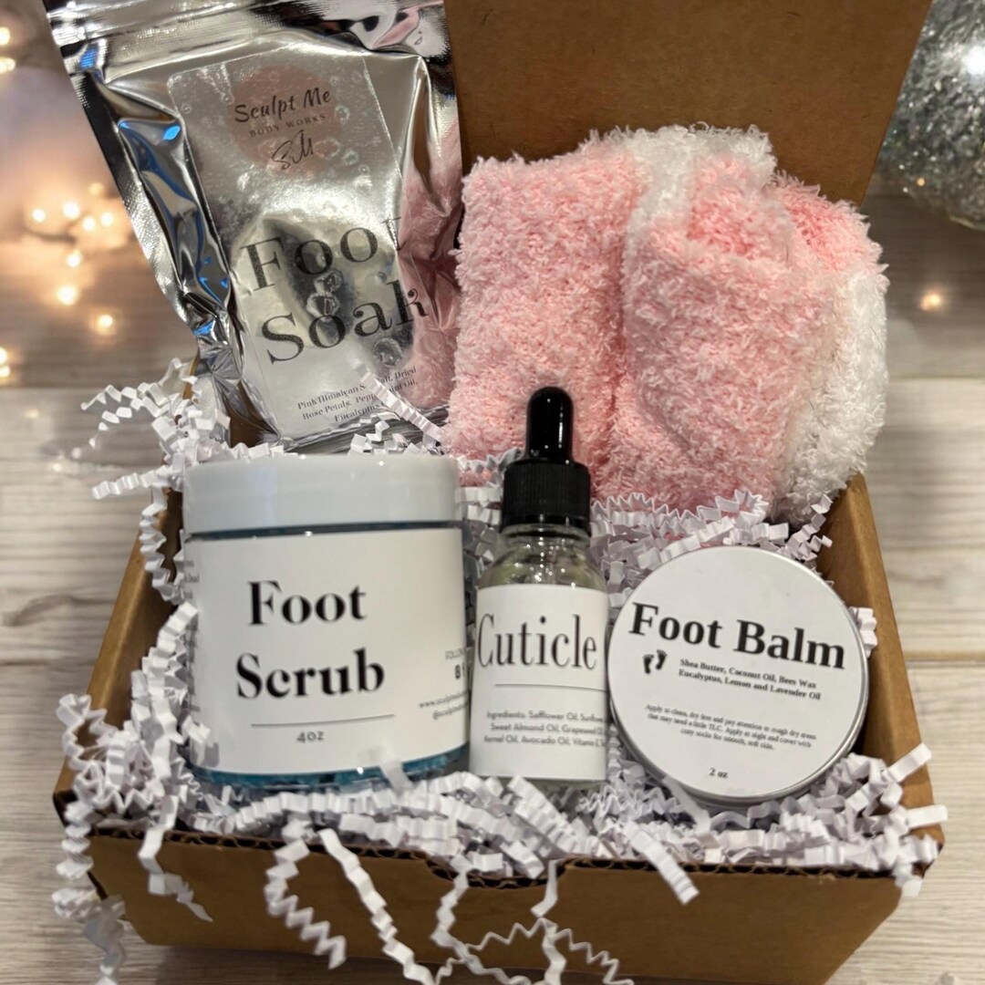 Foot Pampering Gift, Foot Care Box, Pedicure Gift Box, Self Care Gift ...